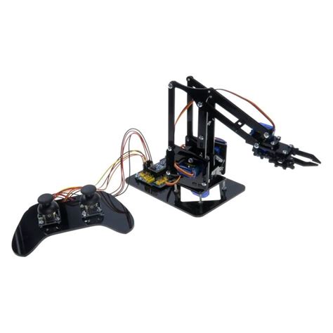 Rex Discovery Series 4in1 Arduino Plexi Robot Arm With Electronics Wi Picobricks