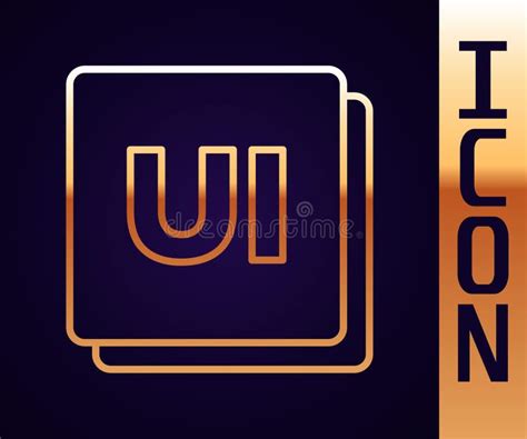 set line ui or ux design crossed ruler and pencil layers computer