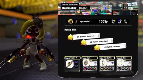 Anarchy Battle 10 Rainmaker Splatoon 3 Youtube