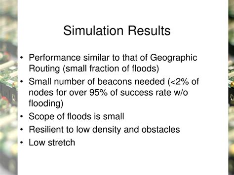 Ppt Beacon Vector Routing Scalable Point To Point Routing In Wireless Sensor Networks