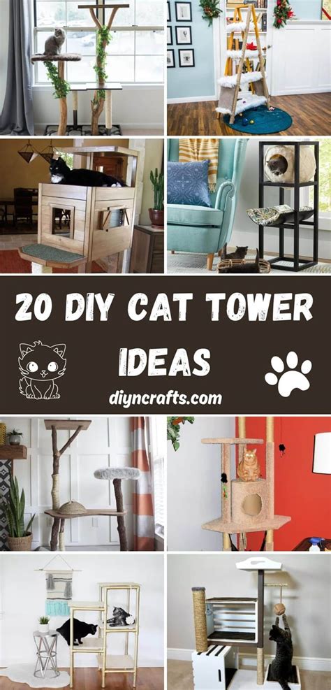 20 Diy Cat Tower Ideas For Happy And Entertained Cats