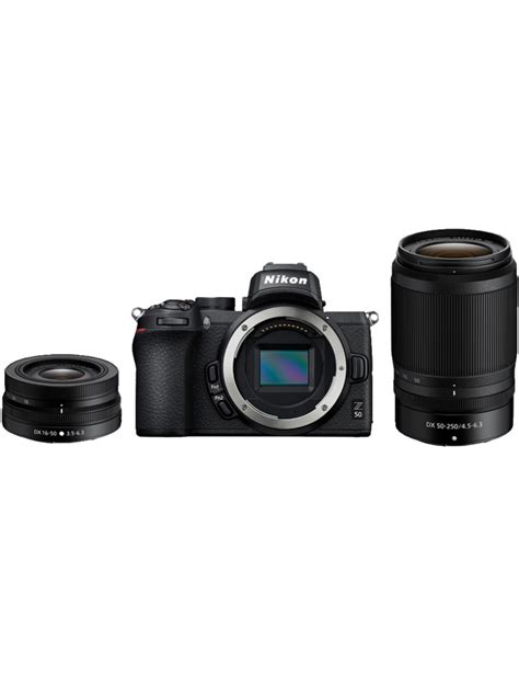 Nikon Z50 Kit 16-50mm + Z DX 50-250mm f4.5-6.3 VR.Garanzia Nikon 2 anni