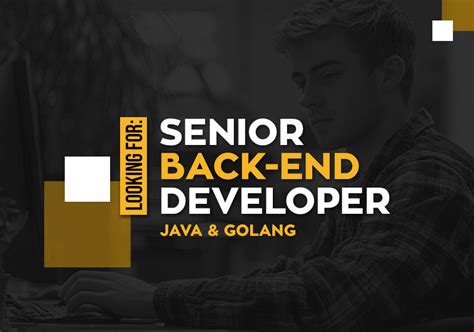 Looking For Senior Back End Developer Java And Golang Talent Hunter