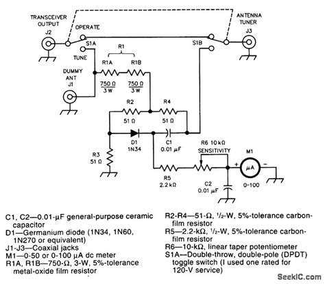Antenna Tuning Indicator Led And Light Circuit Circuit Diagram