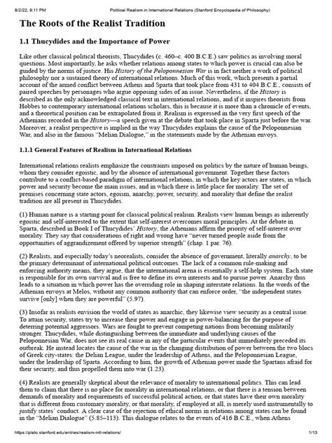 Realism 2 Pdf International Relations Philosophical Theories