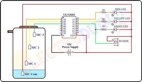 Water Level Indicator Circuits Diagram Circuit Diagram