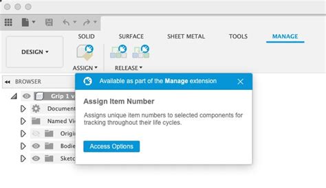 How To Use The Fusion 360 Manage Extension Fusion 360 Blog