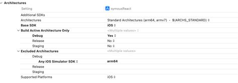 xcode 13 can not link find third party a when build with simulator