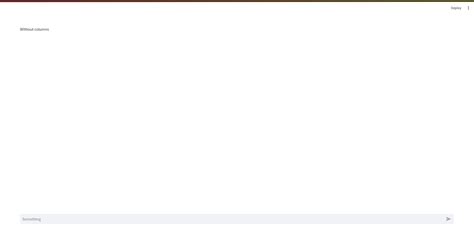 when using st chat input inside lumns chat box moves up how to