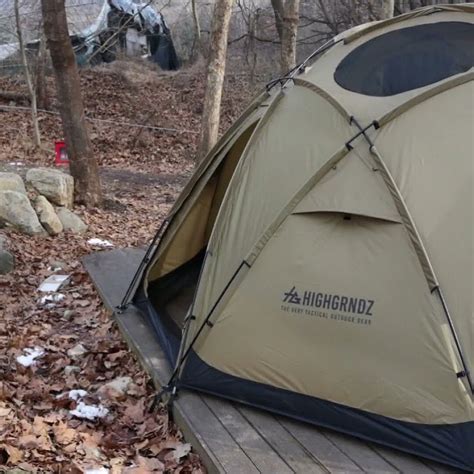 하이그라운즈 하프문 돔 쉘터 텐트 캠핑 돔 쉘터 텐트 탄색 Youtube