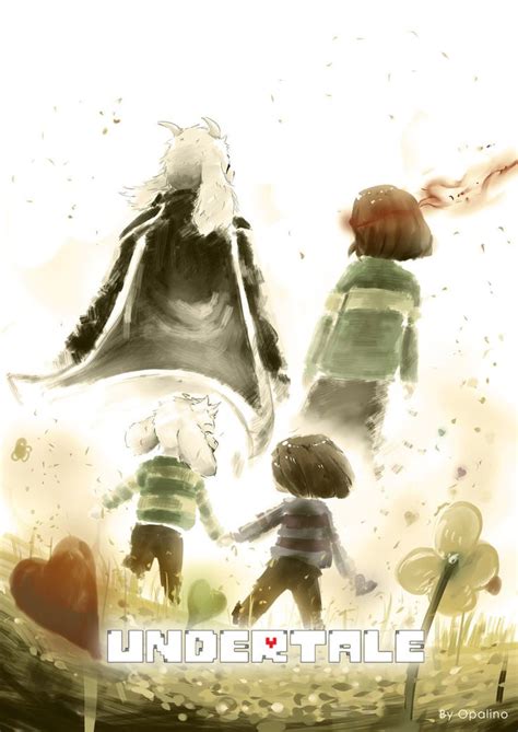 Asriel And Frisk And Chara Fanart Undertale Undertale Art