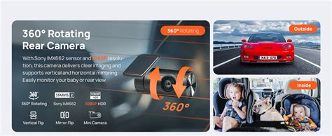 【70mai Dash Cam 4k Omni With Cpl】 Front And Rear Car Camera