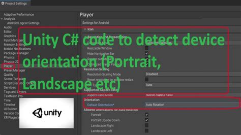 using unity c code how to detect device orientation portrait