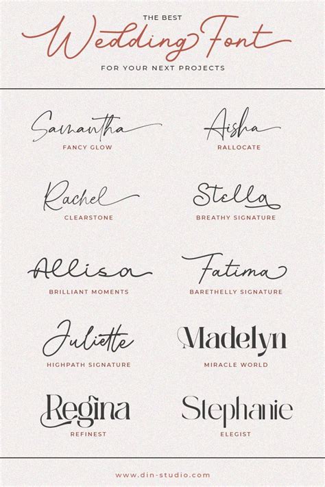 Beautiful Best Wedding Font Romantic Fonts Wedding Fonts Romantic