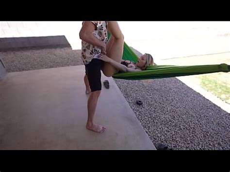 Having Sex Outside In Hammock Trying Not To Get Caught By Nieghbors XNXX COM