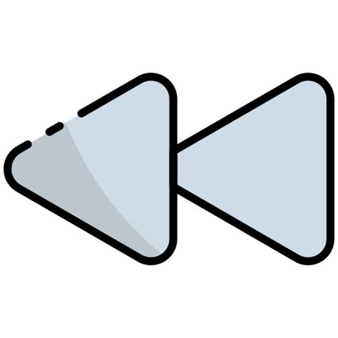 Rewind Generic Outline Color Icon