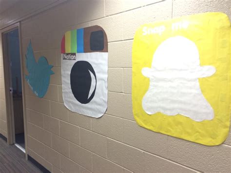 Social Media Get Connected Posters Ra Reslife Pittstate Twitter