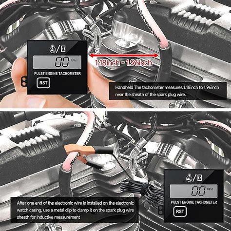 Digital Chainsaw Tachometer Small Engine Tachometer Digital Display