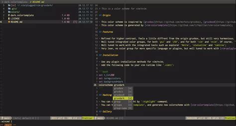 GitHub Sheldonldev Vim Gruvdark Color Scheme For Vim Nvim Originated