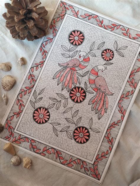 Madhubani Painting Peacock Artofit