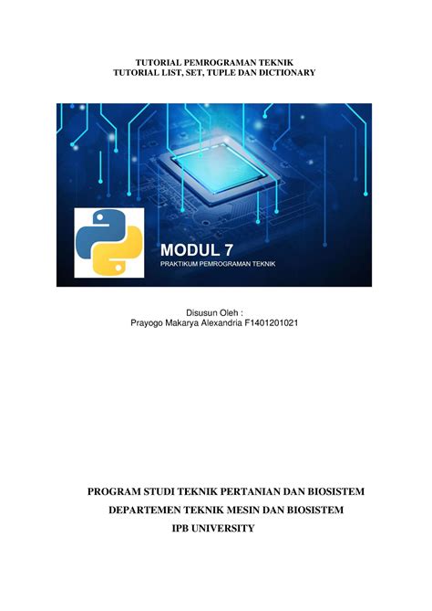 tutorial pemrograman teknik 2 tutorial pemrograman teknik tutorial