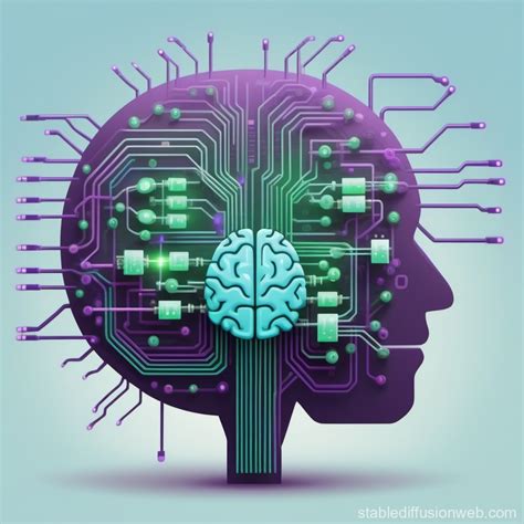 Circuit Diagram Highlighting Ai Brain Stable Diffusion Online Circuit Diagram Highlighting Ai Brain Stable Diffusion Online