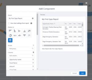 How To Create A Salesforce Dashboard Screenshots