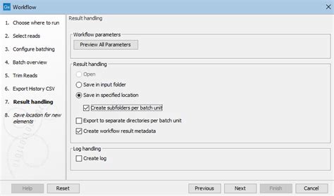 Image Workflow Batch Save Step Genomics