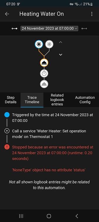 Intermittent Error From Hive Watertoperationmode Third Party Integrations Home