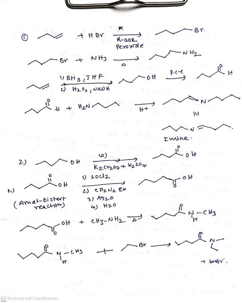 [solved] 1 propose a sequence of reactions that efficiently converts