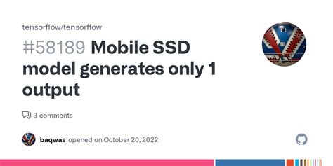 Mobile Ssd Model Generates Only Output Issue Tensorflow Tensorflow Github
