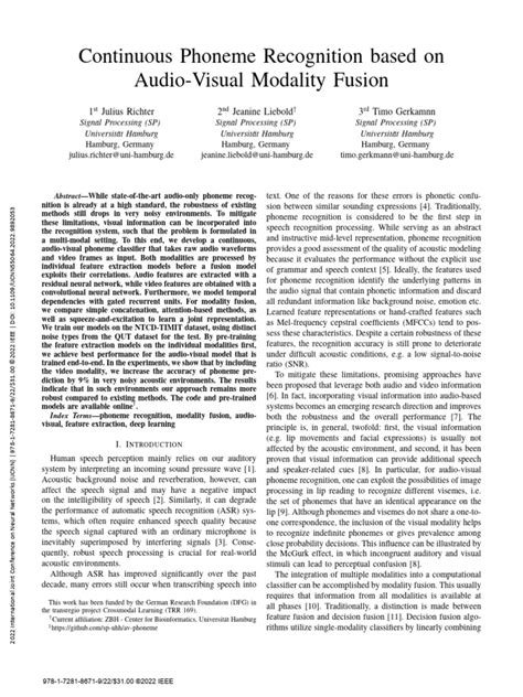 01 ok continuous phoneme recognition based on audio visual modality