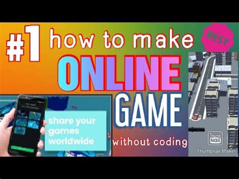 HOW TO MAKE ONLINE GAME WITHOUT CODING FREE GAME MAKER APP YouTube