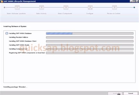 SAP BASIS BASIC OVERVIEW S Hana Database Installation