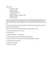 Statistics Chapter Quiz Docx Chapter Quiz A B C