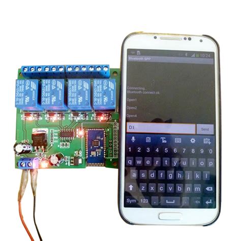 Channel Multifunctional Bluetooth Relay Module V For Android Intelligent Remote Control