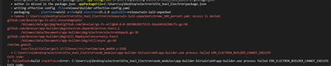 打包electron 报错 Access Is Denied Csdn博客