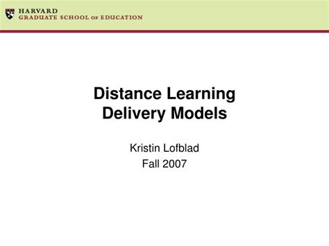 Ppt Distance Learning Delivery Models Powerpoint Presentation Free Download Id266049