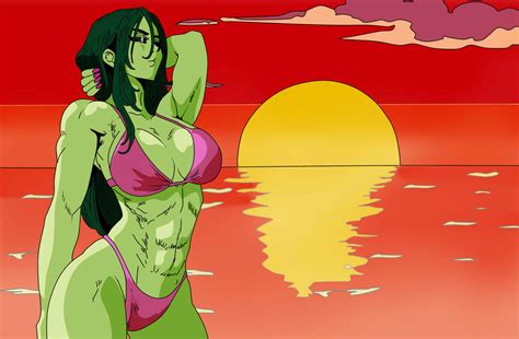 She Hulk Bikini By Alkan009 On Deviantart