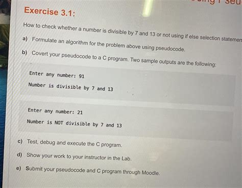 Solved How To Check Whether A Number Is Divisible By And Chegg Com