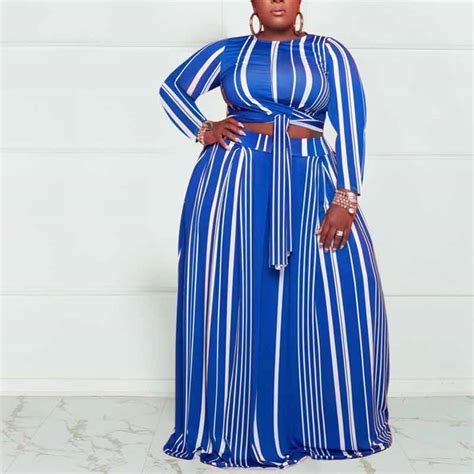 Plus Size 2 Piece Skirt Set Fashion Style Here