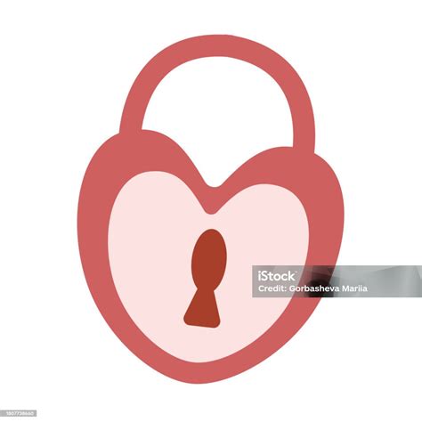 하트 락 발렌타인 데이 또는 결혼식에 대 한 벡터 일러스트 레이 션 2월에 대한 스톡 벡터 아트 및 기타 이미지 2월 개념 결혼식 Istock