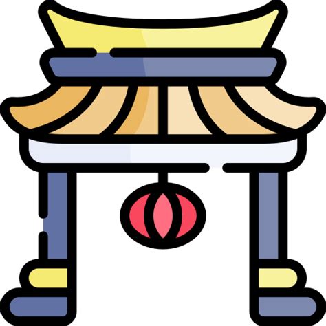 Gate Free Architecture And City Icons