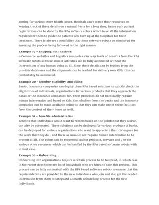 Robotic Process Automation Examples DOCX Robotics Technology Computing
