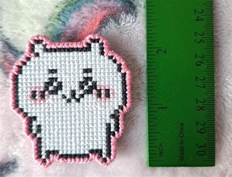 Chiikawa Pixel Art Smiski Cross Stitch Pochita Cross Stitch Cute Crafts