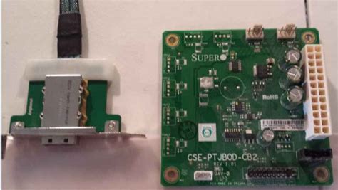 Supermicro Cse Ptjbod Cb Power Board For Jbod Power Supply Monitor Fan Speed Control Card