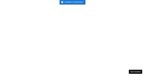 bitbucket connect button codesandbox