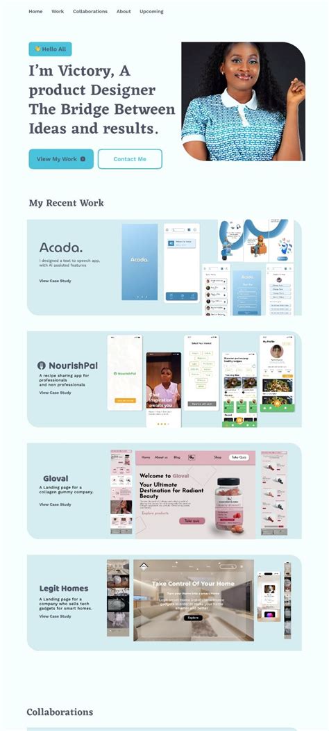 Victory Omozokpia On Linkedin My Portfolio Is Almost Here