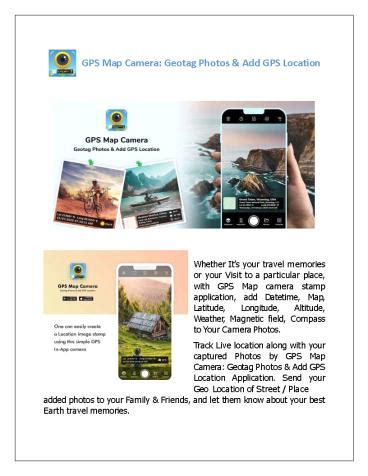 Ppt Gps Map Camera Powerpoint Presentation Free To Download Id Eb Ode O