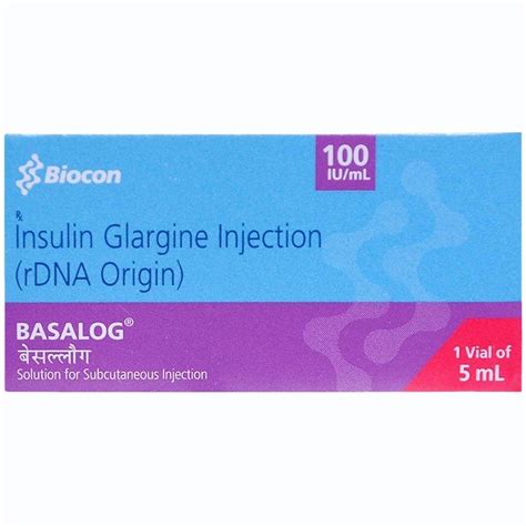100iu Basalog Insulin Glargine Injection 100 Iu Ml At ₹ 800 Piece In